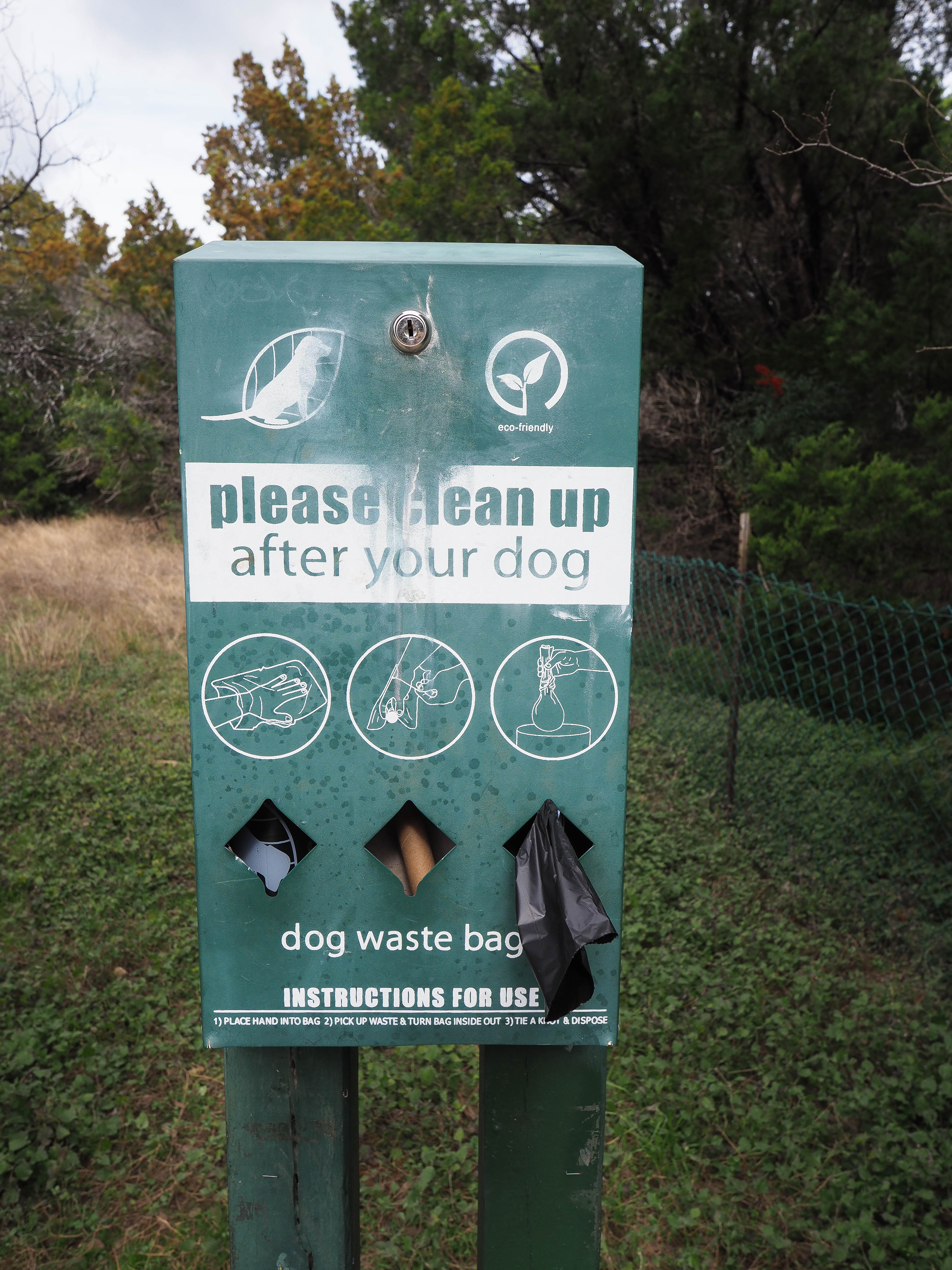 Please don't leave bags of dog poop on our trails - Pam LeBlanc Adventures