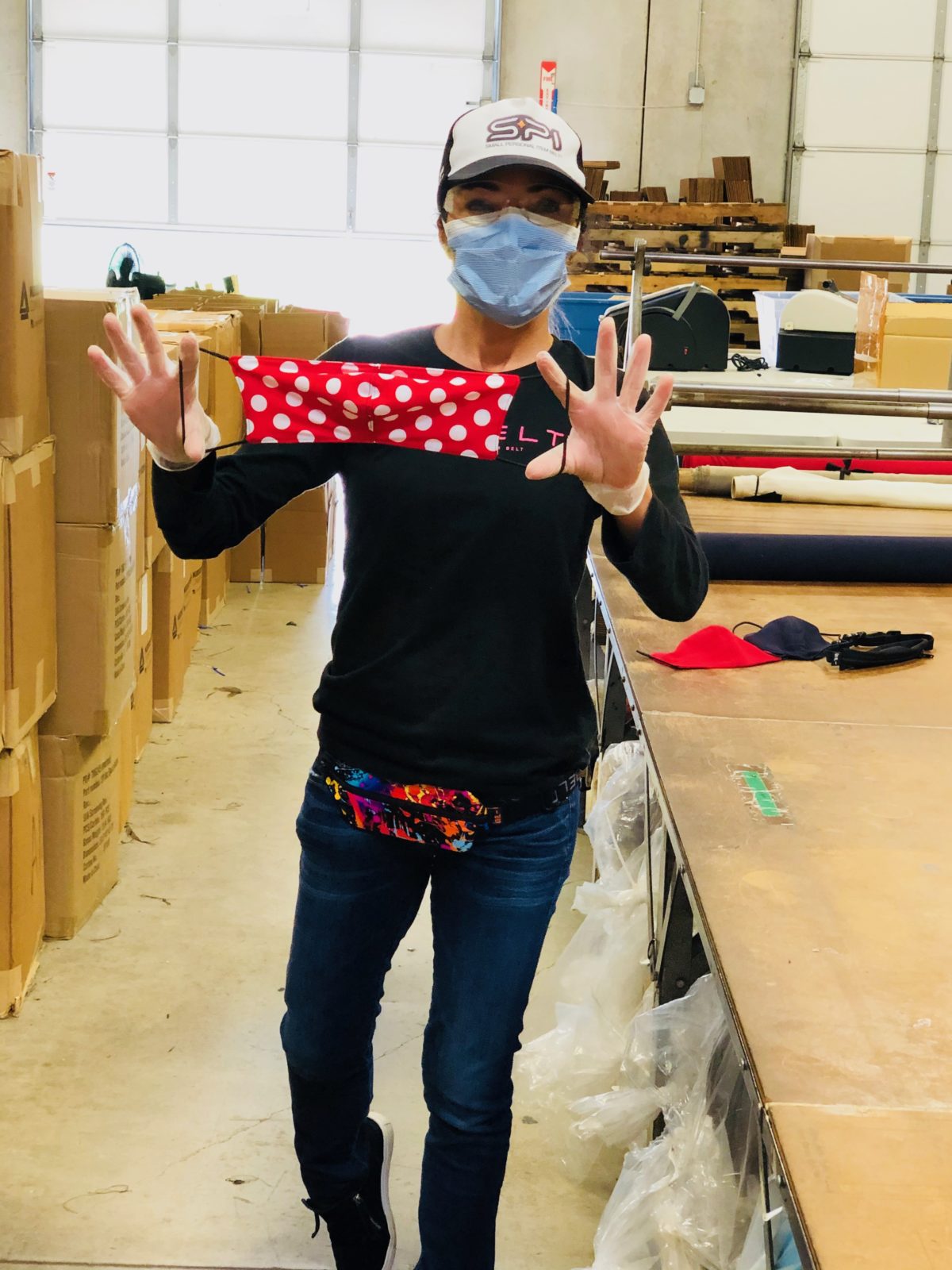 Austin-based SPIbelt making non-medical grade face masks during virus ...