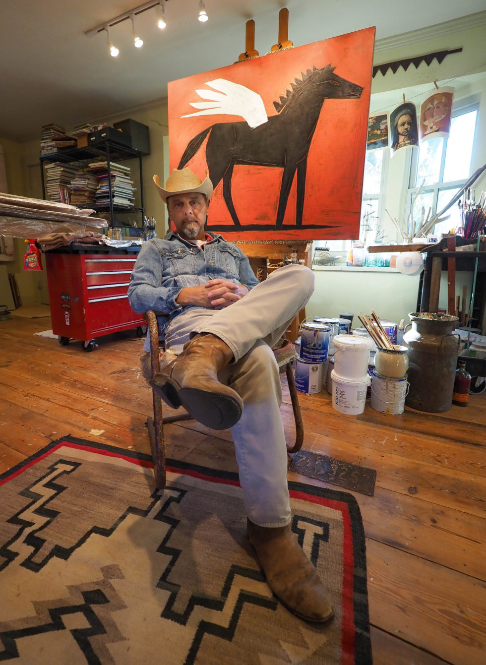 Meet artist Jon Flaming, a modern day cowboy - Pam LeBlanc Adventures