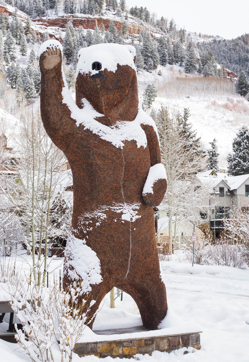 Pay a visit to the Telluride Penny Bear - Pam LeBlanc Adventures