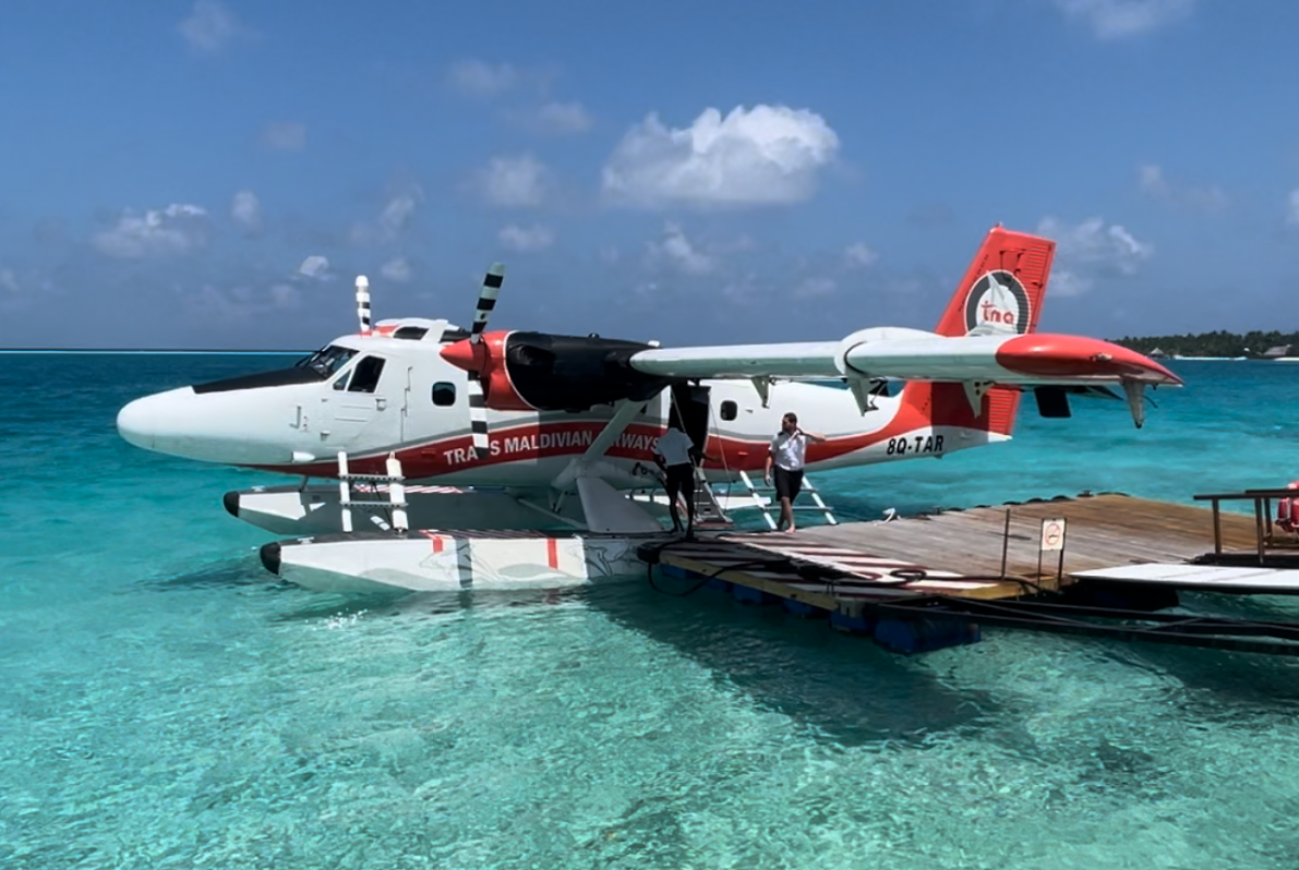 In the Maldives, float planes are the way to go - Pam LeBlanc Adventures